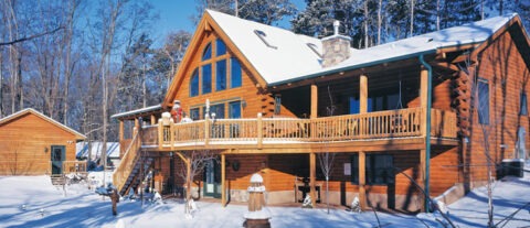 “Surviving Snowmageddon” in a Log Home - Real Log Homes