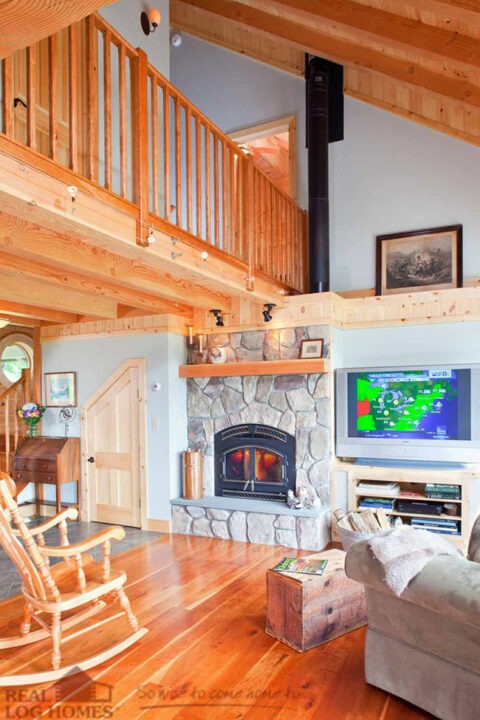 Hardwood Flooring Options for the Log Home - Real Log Homes