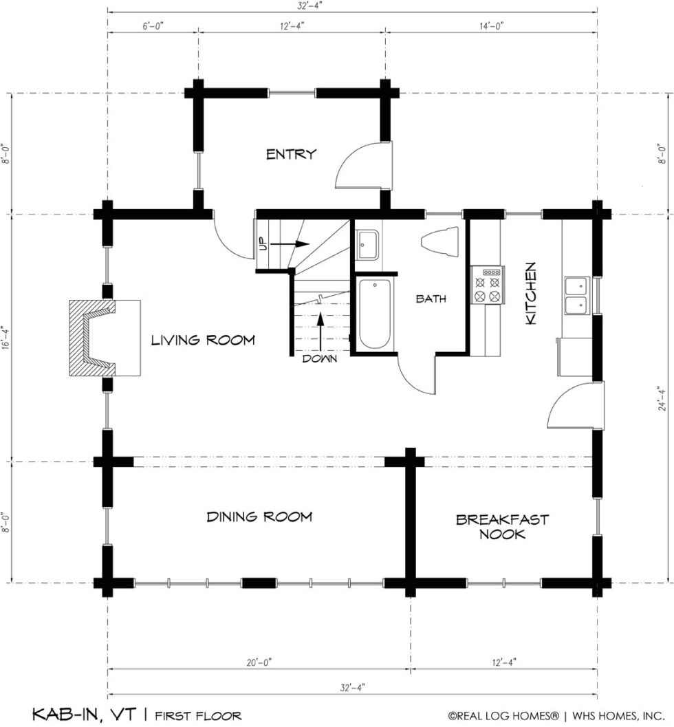 Greydon Cabin: A Renovated Vermont Log Home
