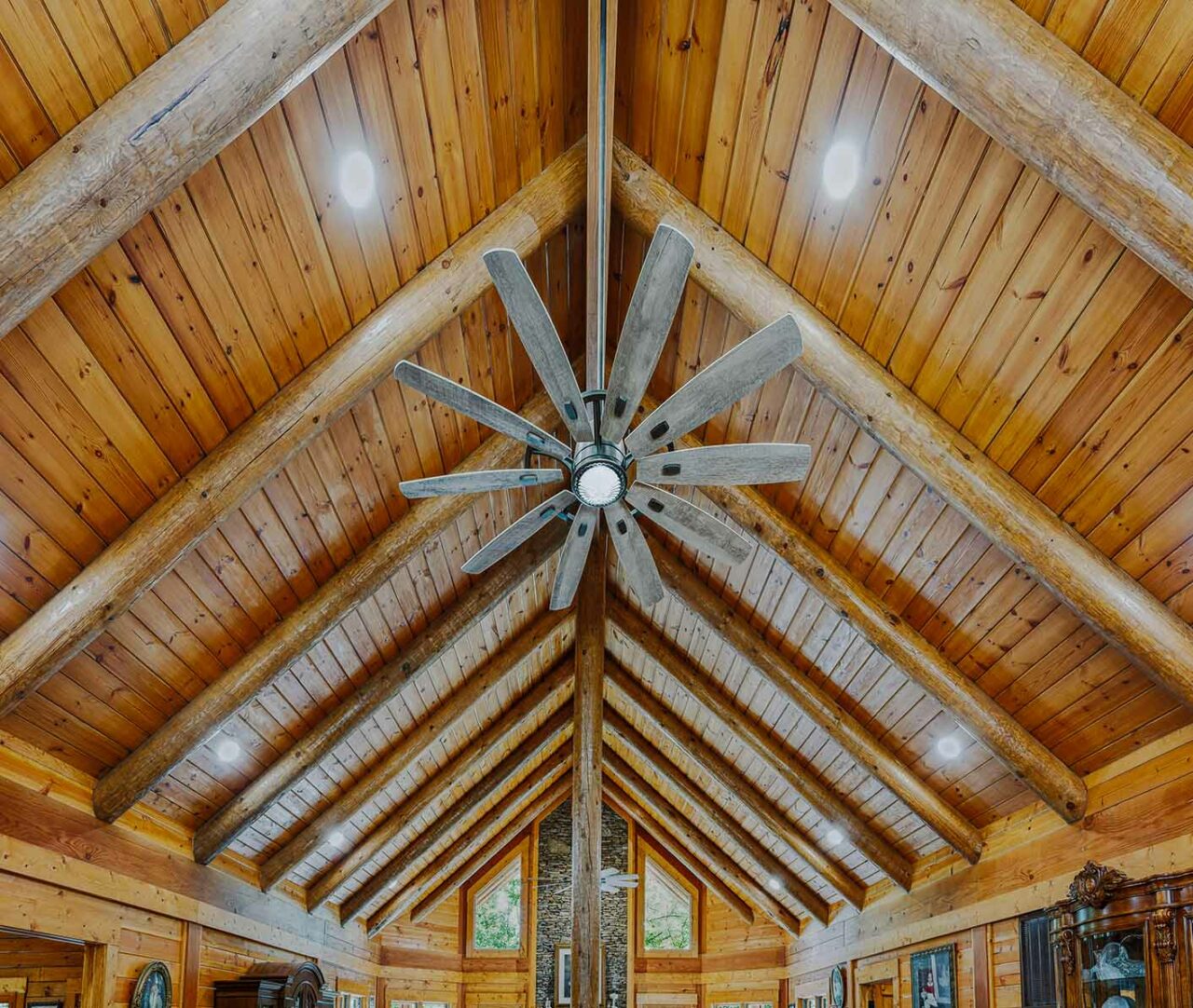Ceiling Selection for the Log Home - Real Log Homes