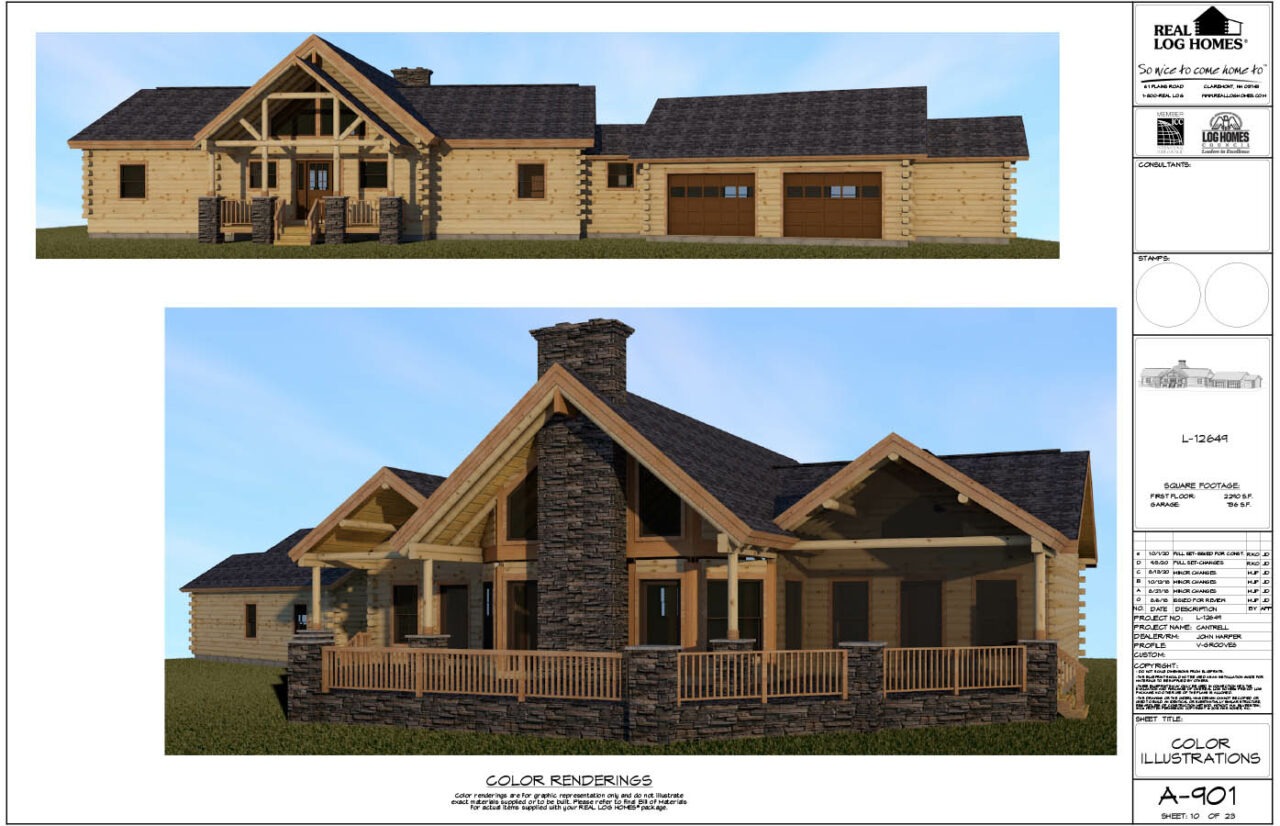 In-House Design with Real Log Homes