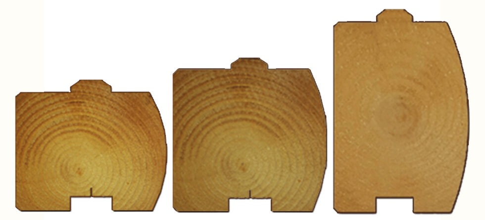 Log Profile and Corner Options for Your Real Log Home